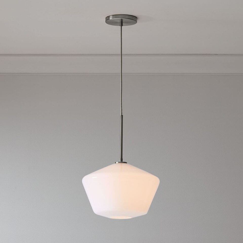 Sculptural Flat Bar Geo Pendant - Modern Lighting | West Elm UK