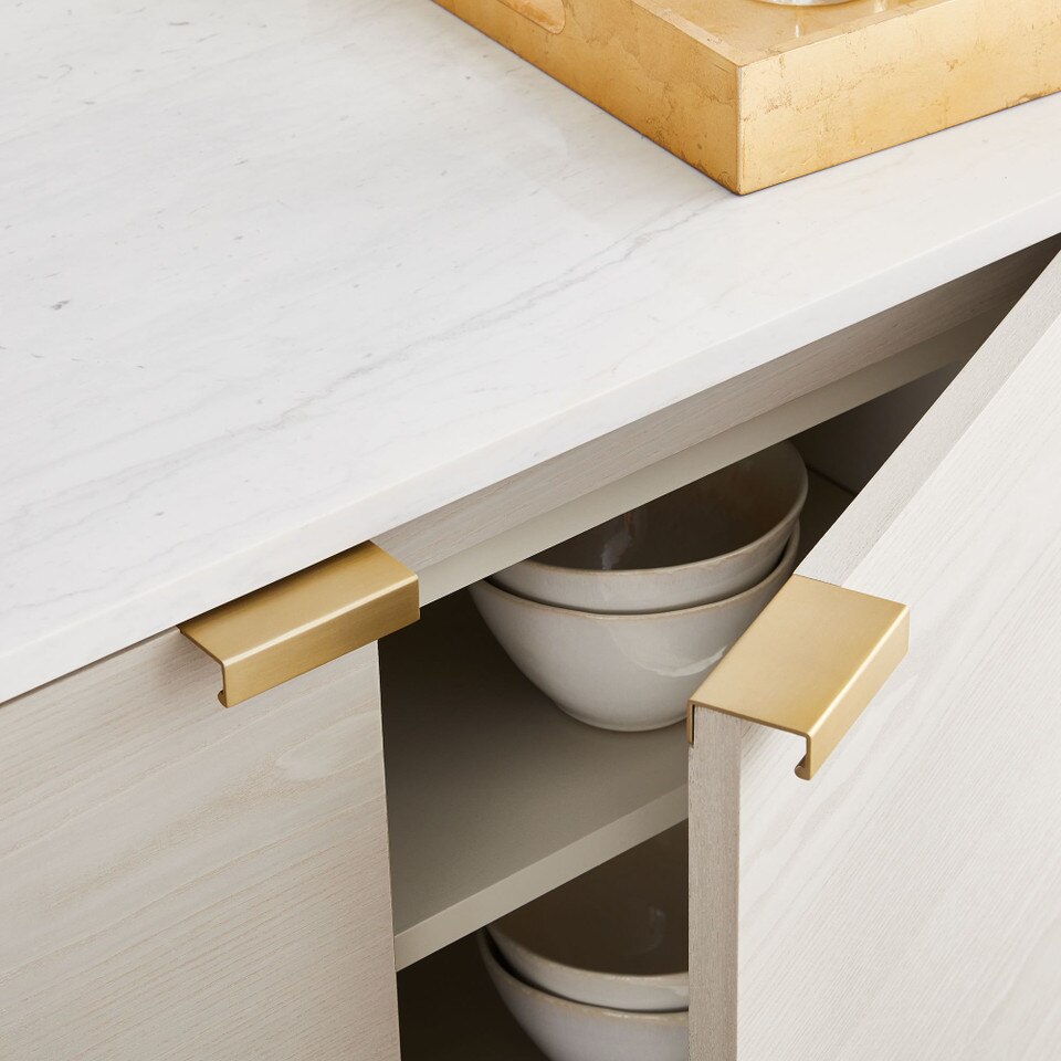 Delphine Sideboard 160cm - Modern Marble & Wood Design | West Elm UK