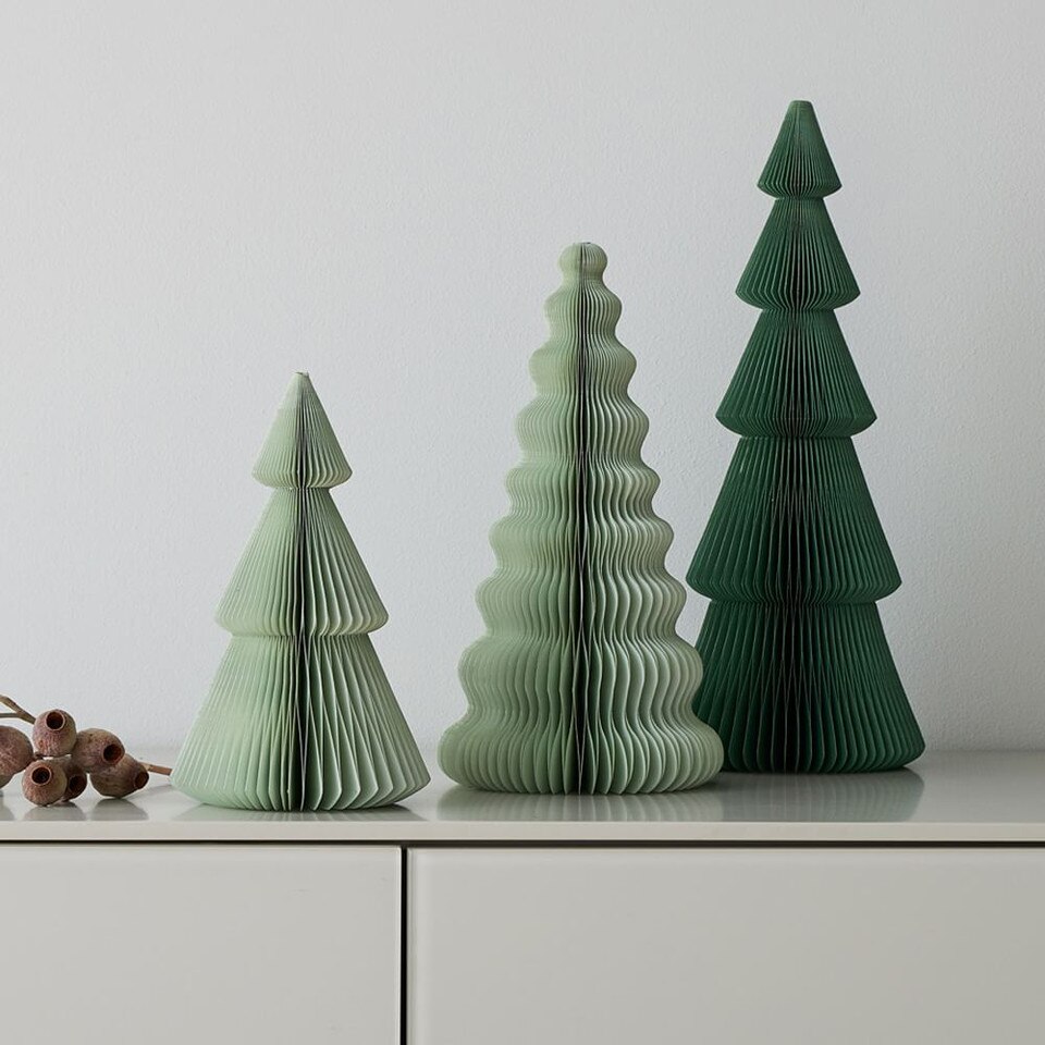 Accordion Paper Trees - West Elm UK