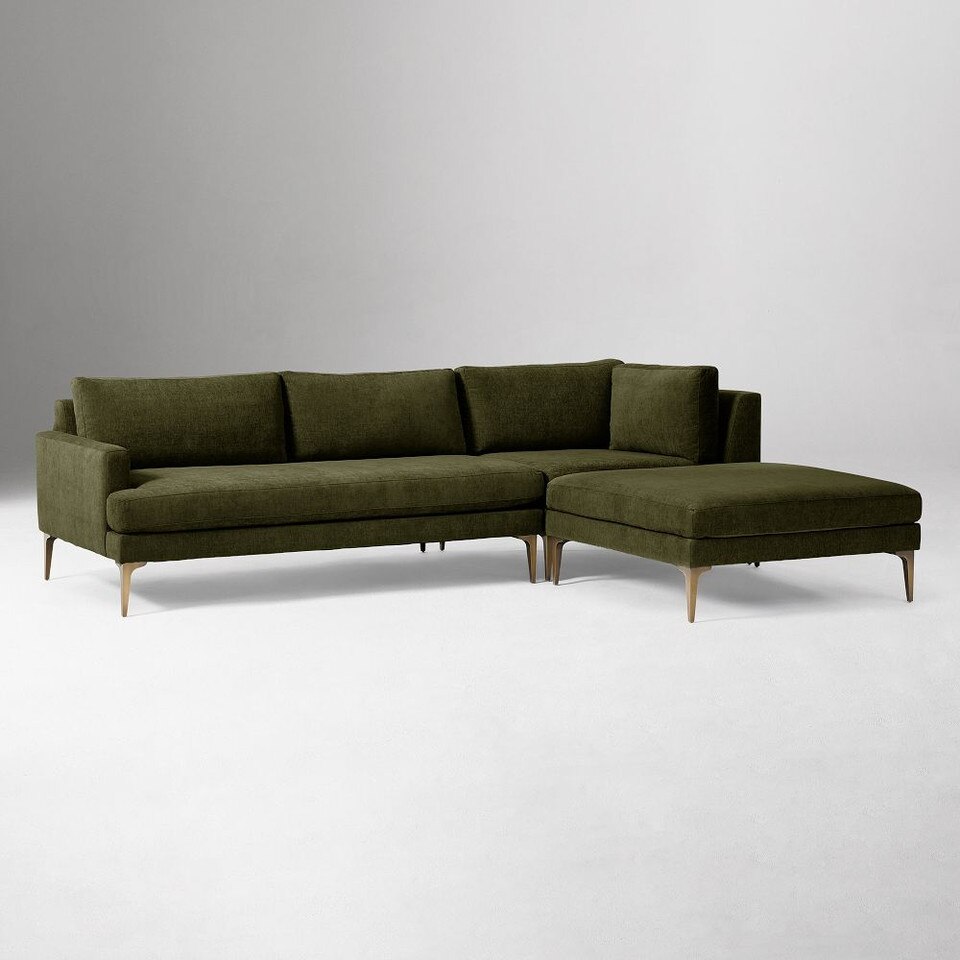 Andes 3-Piece Ottoman Modular (229 cm) | West Elm UK