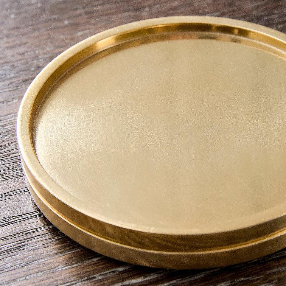 Archer Stainless Steel Coasters - Sleek Protection | West Elm UK