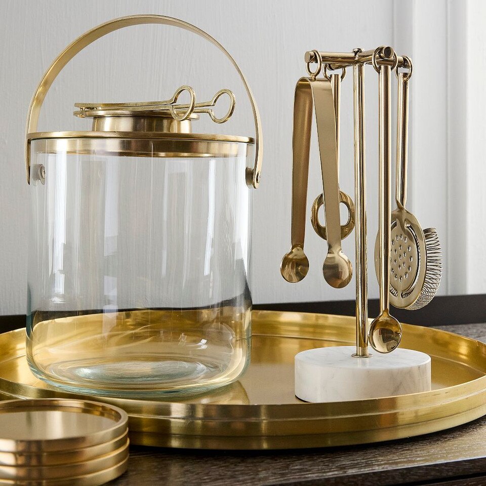 Archer Stainless Steel Coasters (Set of 4) - West Elm UK