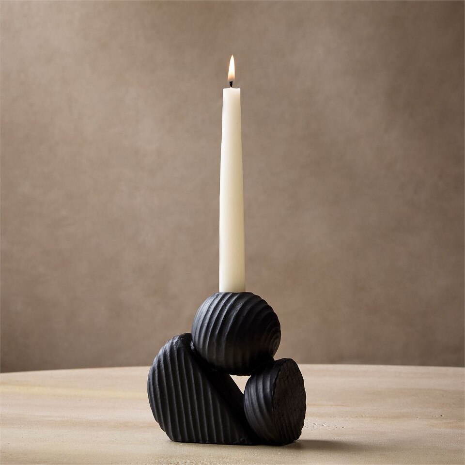 Asher Taper Holders - Modern Candle Style | West Elm UK