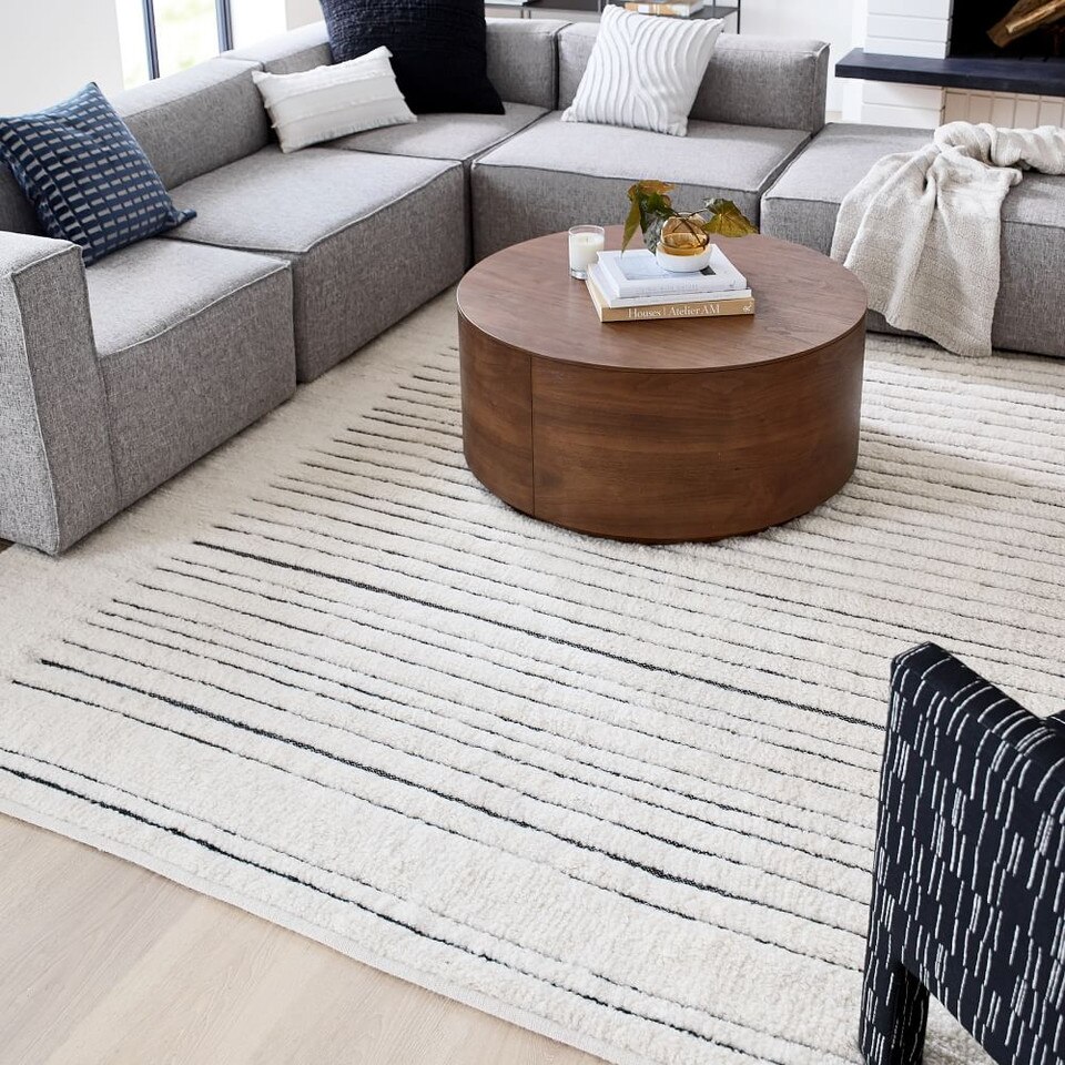 Banded Shag Rug | West Elm UK