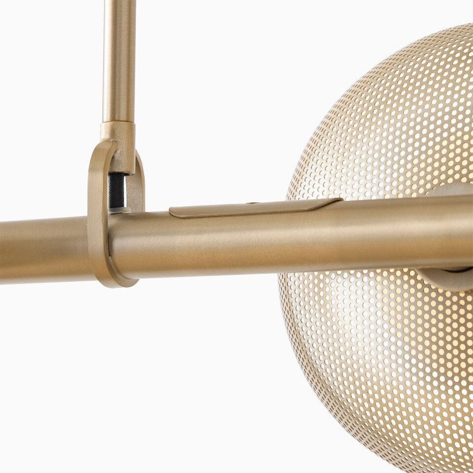 Bezel 6-Light Chandelier - Modern Lighting Fixture | West Elm UK