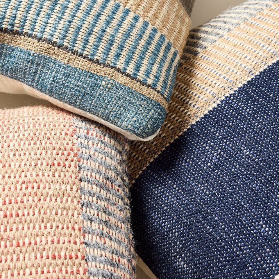 Bold Centre Mixed Stripe Cushion Cover | West Elm UK
