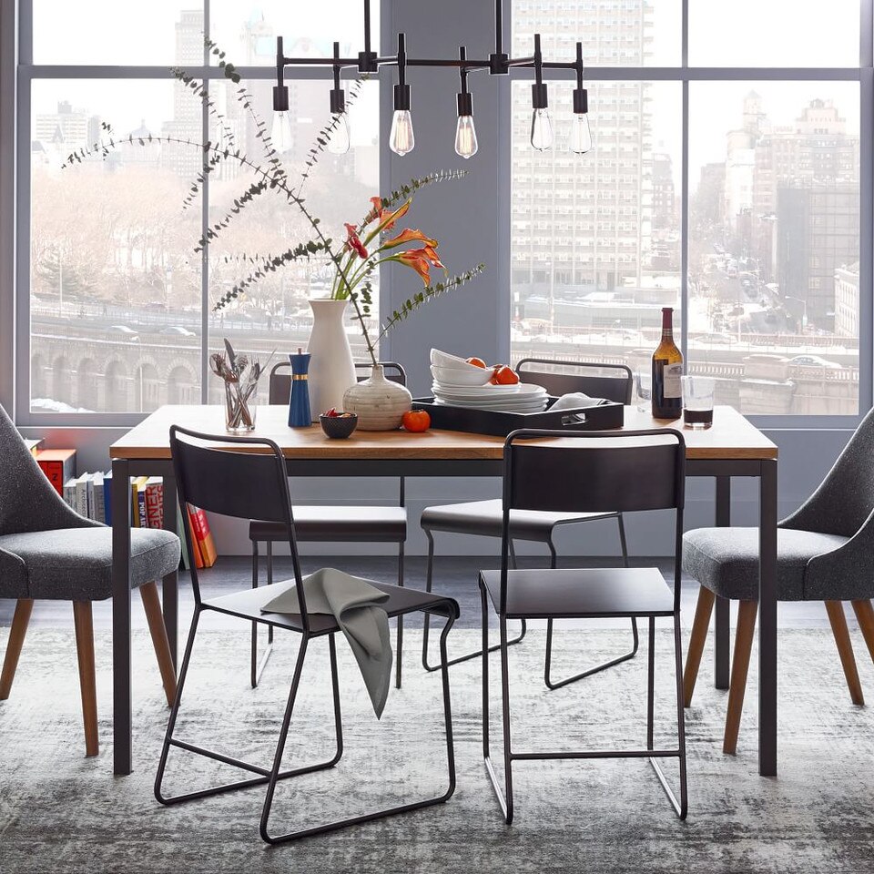 Box Frame Dining Table - Wood | west elm United Kingdom