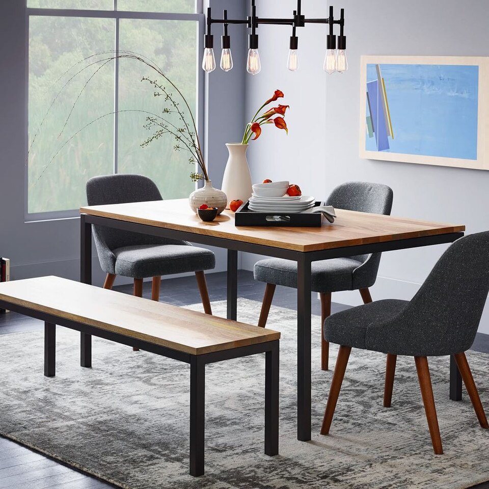Box Frame Dining Table - Wood | west elm United Kingdom