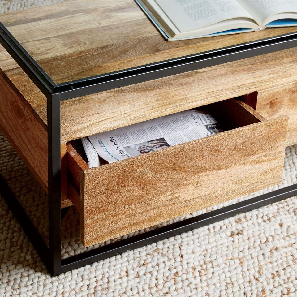 Box Frame Storage Coffee Table | west elm United Kingdom