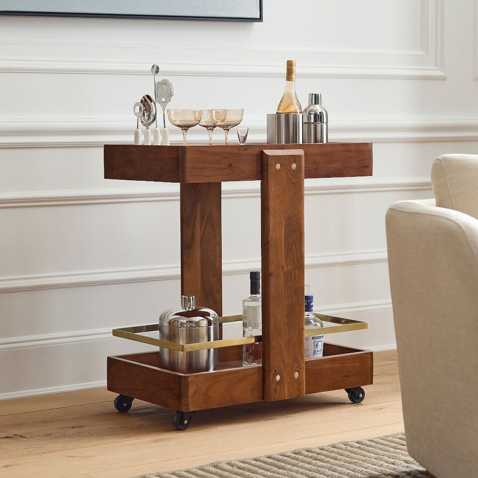 Bridger Bar Cart (69 cm) | West Elm UK