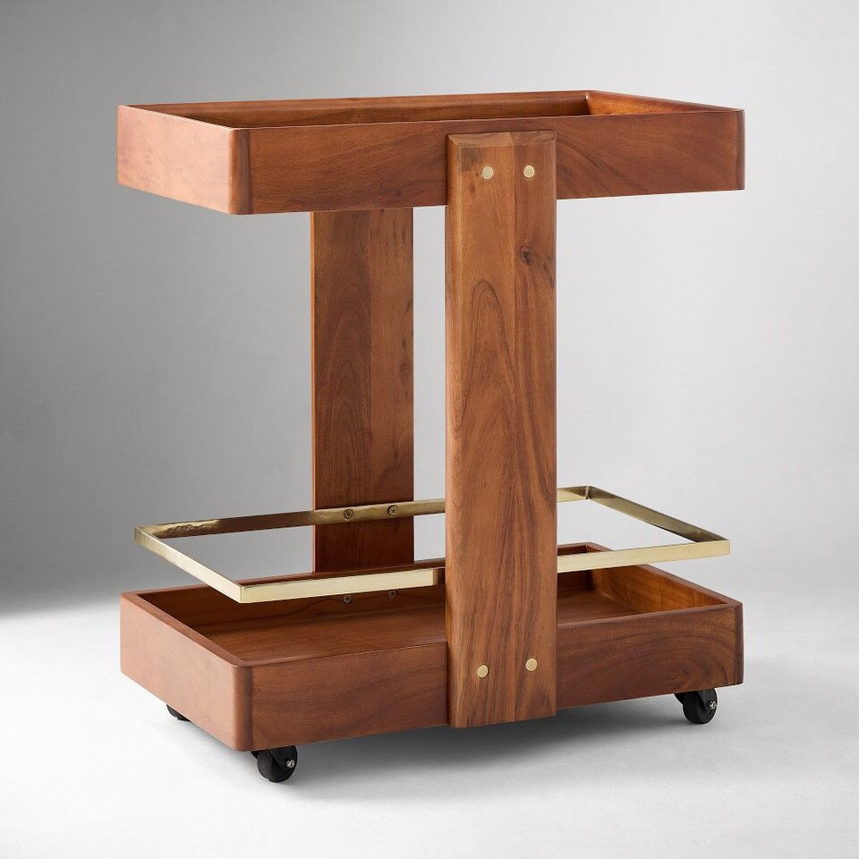 Bridger Bar Cart (69 cm) | West Elm UK