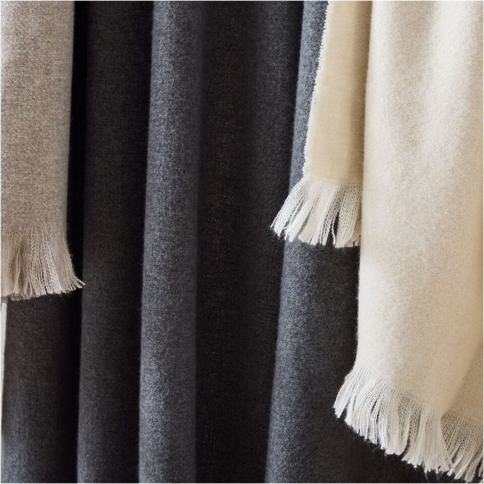Brushed Woven Throw - West Elm UK