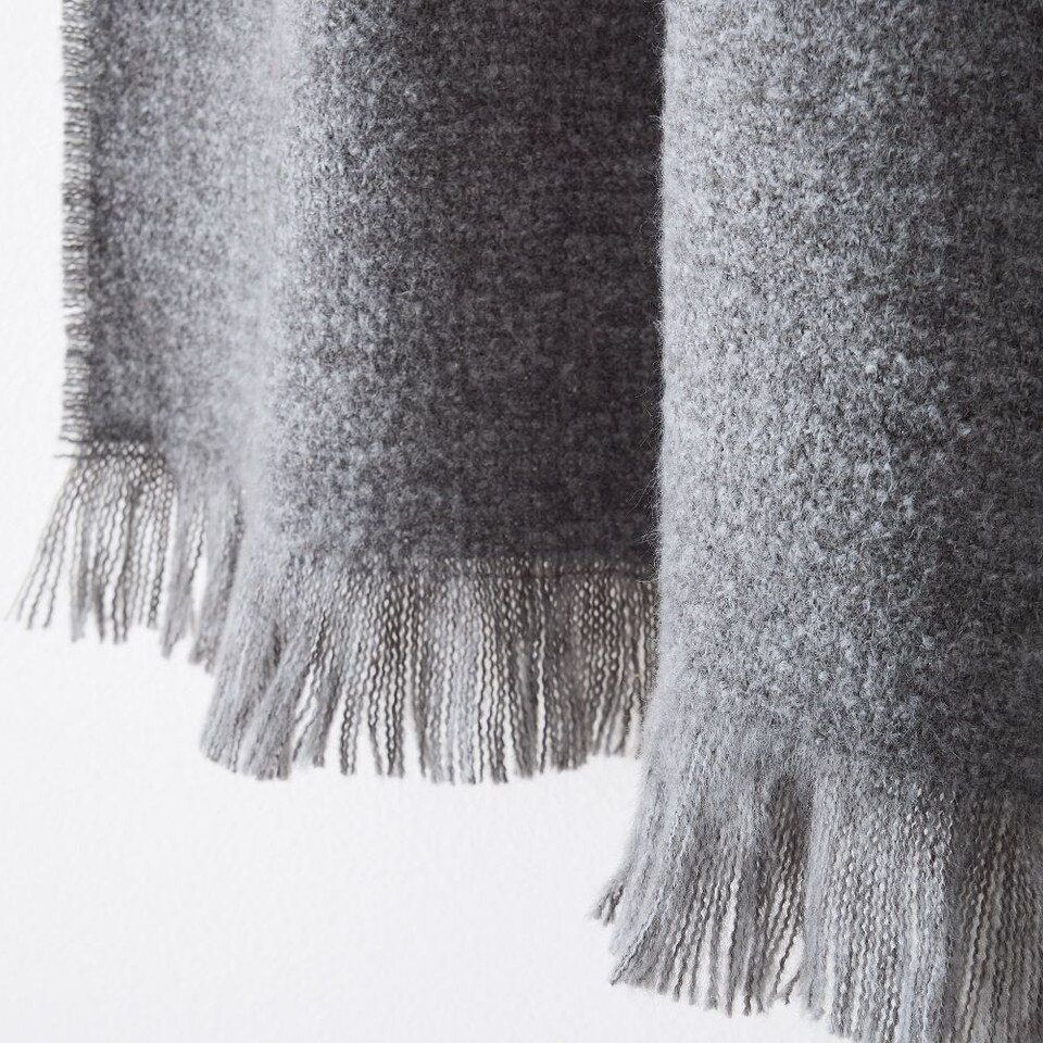 Brushed Woven Throw - West Elm UK