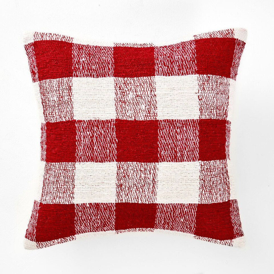 Buffalo Check Cushion Cover - Modern Handcrafted Style | West Elm UK