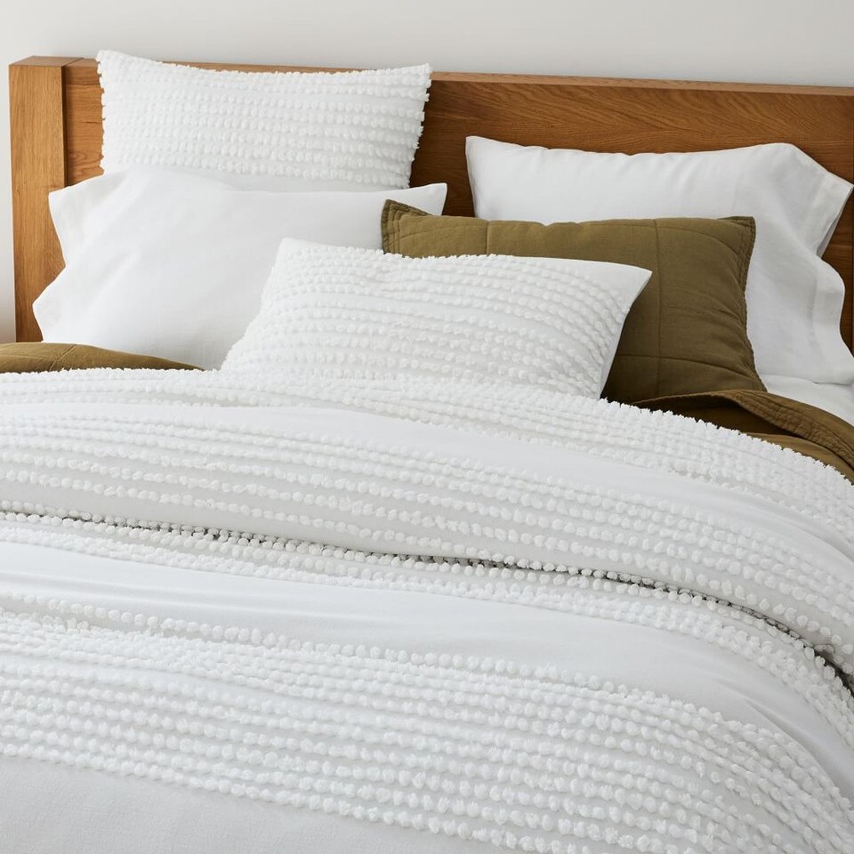 Candlewick Quilt Cover; Pillowcases - West Elm UK