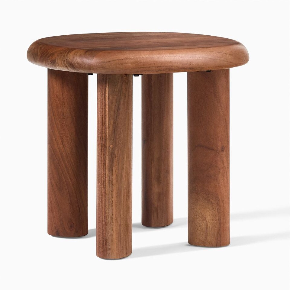 Cannellini Side Table - Modern Acacia Wood Design | West Elm UK