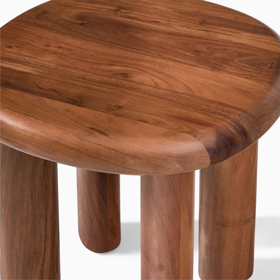 Cannellini Side Table - Modern Acacia Wood Design | West Elm UK