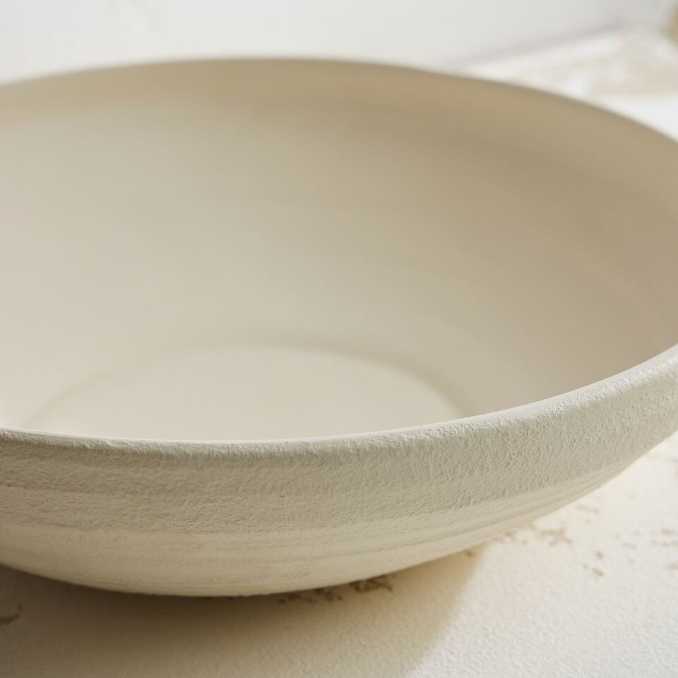 Ceramic Fluted Vases & Centrepiece Bowl | West Elm UK