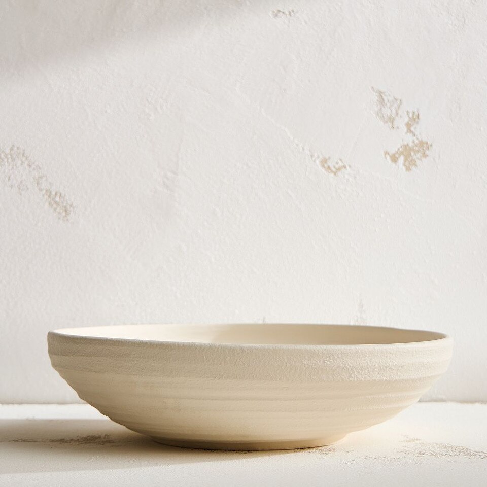 Ceramic Fluted Vases & Centrepiece Bowl | West Elm UK