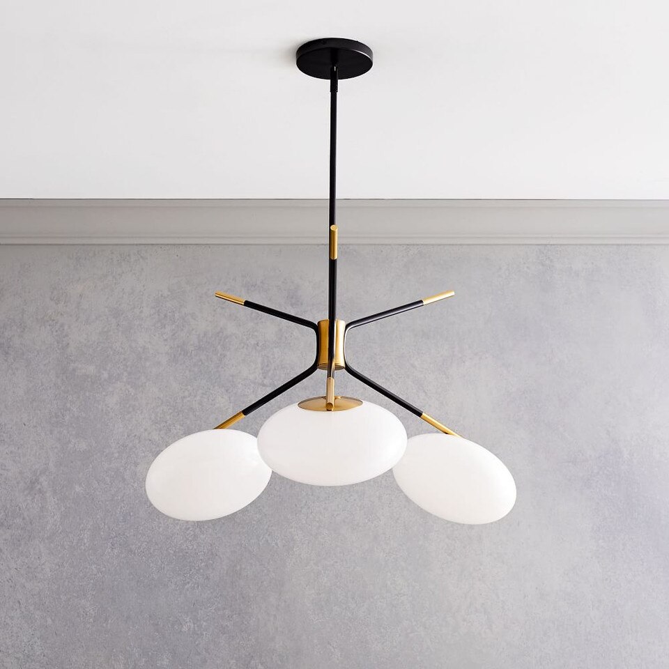 Champignon 3-Light Chandelier - West Elm UK