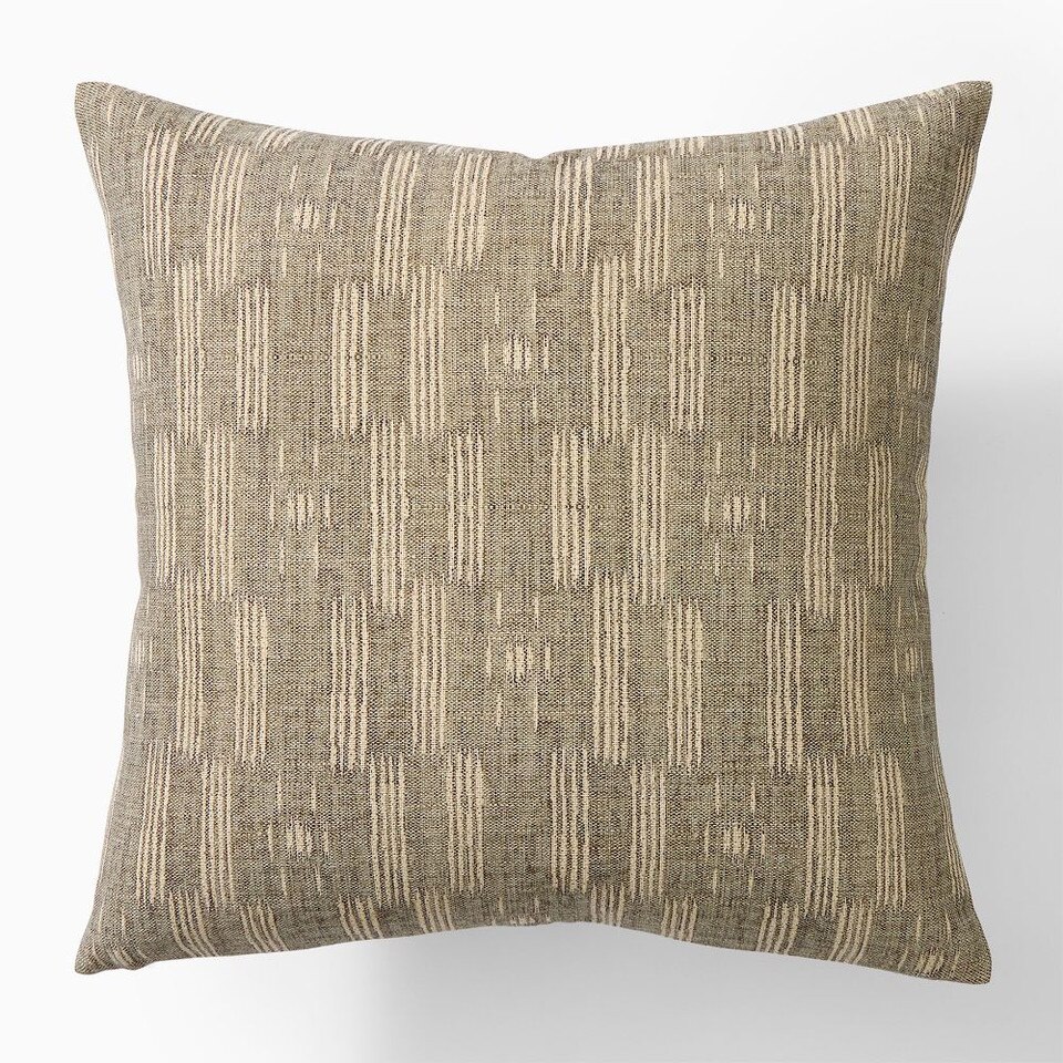 Checkered Ikat Cushion Cover - Modern Cotton Decor | West Elm UK