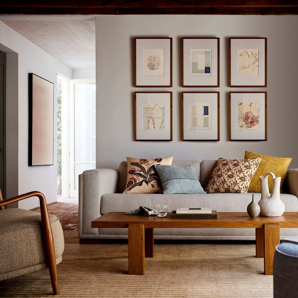 Chunky Embroidery Floral Cushion Cover | West Elm UK