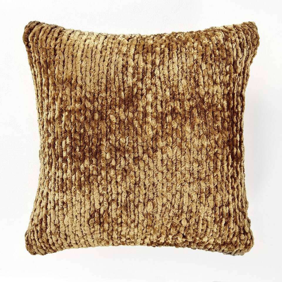 Chunky Chenille Cushion Cover - Modern Luxury Accent | West Elm UK