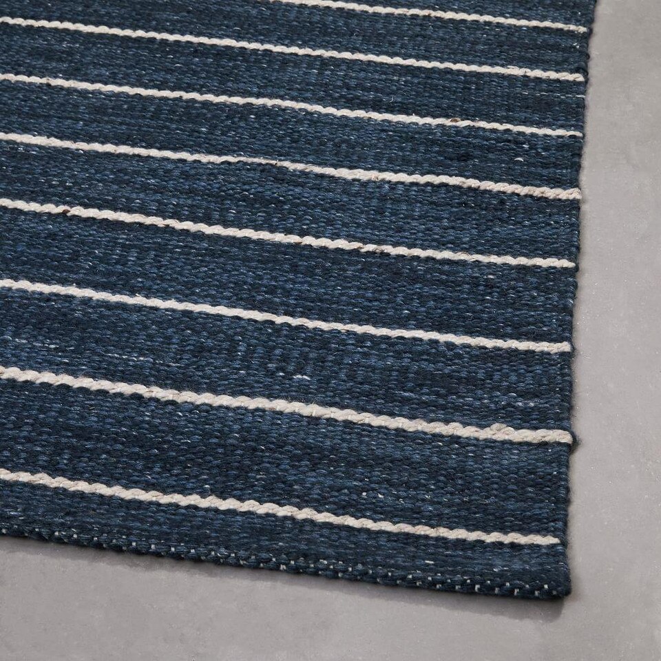 Cord Stripe Performance Rug | West Elm UK