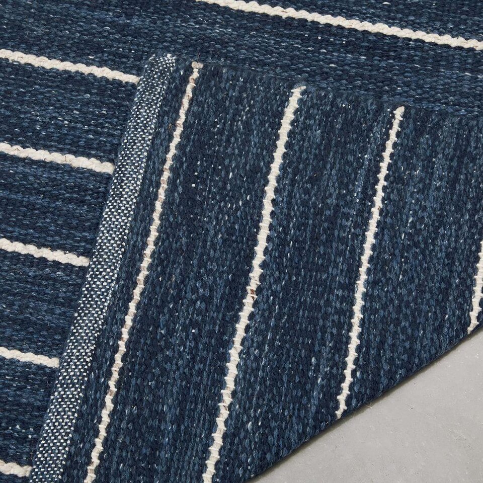 Cord Stripe Performance Rug | West Elm UK