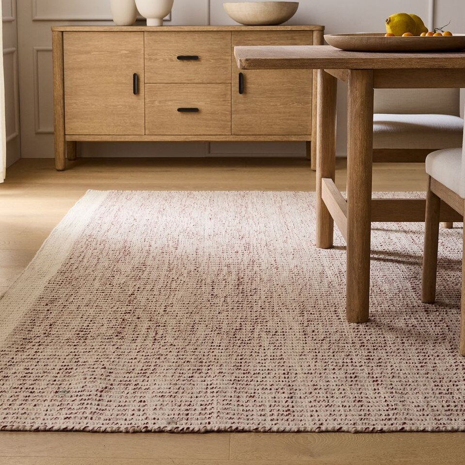 Cosy Striped Wool Rug | West Elm UK