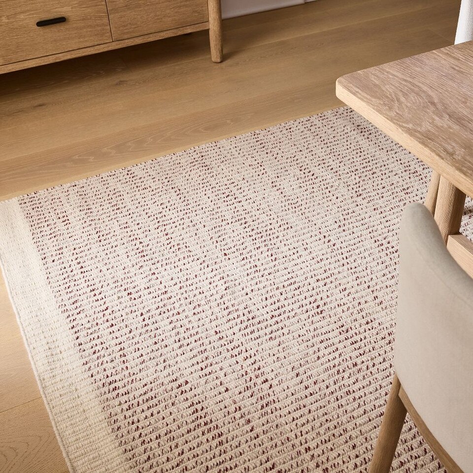 Cosy Striped Wool Rug | West Elm UK