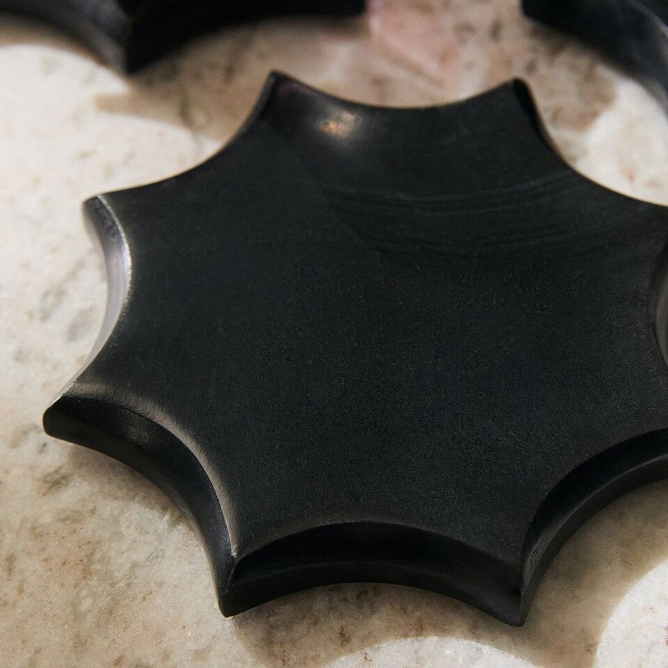 Damien Spike Marble Coasters | West Elm UK