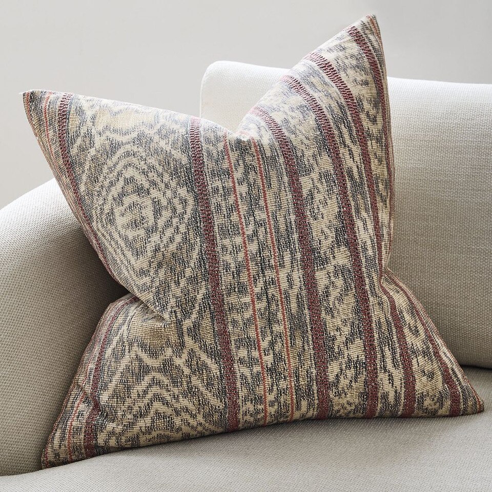 Diamondback Ikat Cushion Cover | West Elm UK