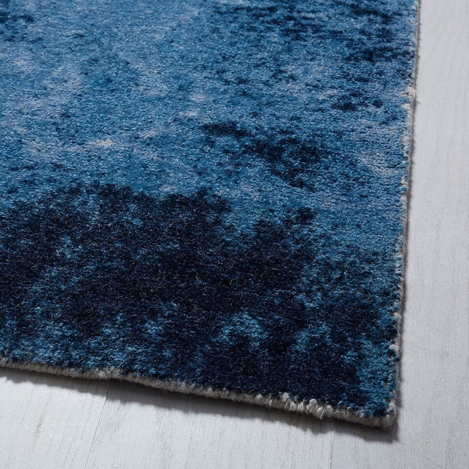 Distressed Rococo Wool Rug | West Elm UK