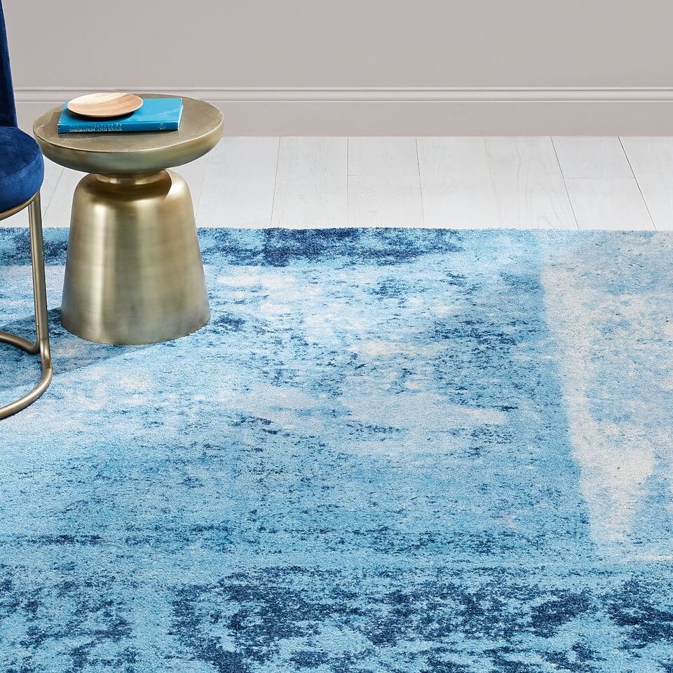 Distressed Rococo Wool Rug | West Elm UK