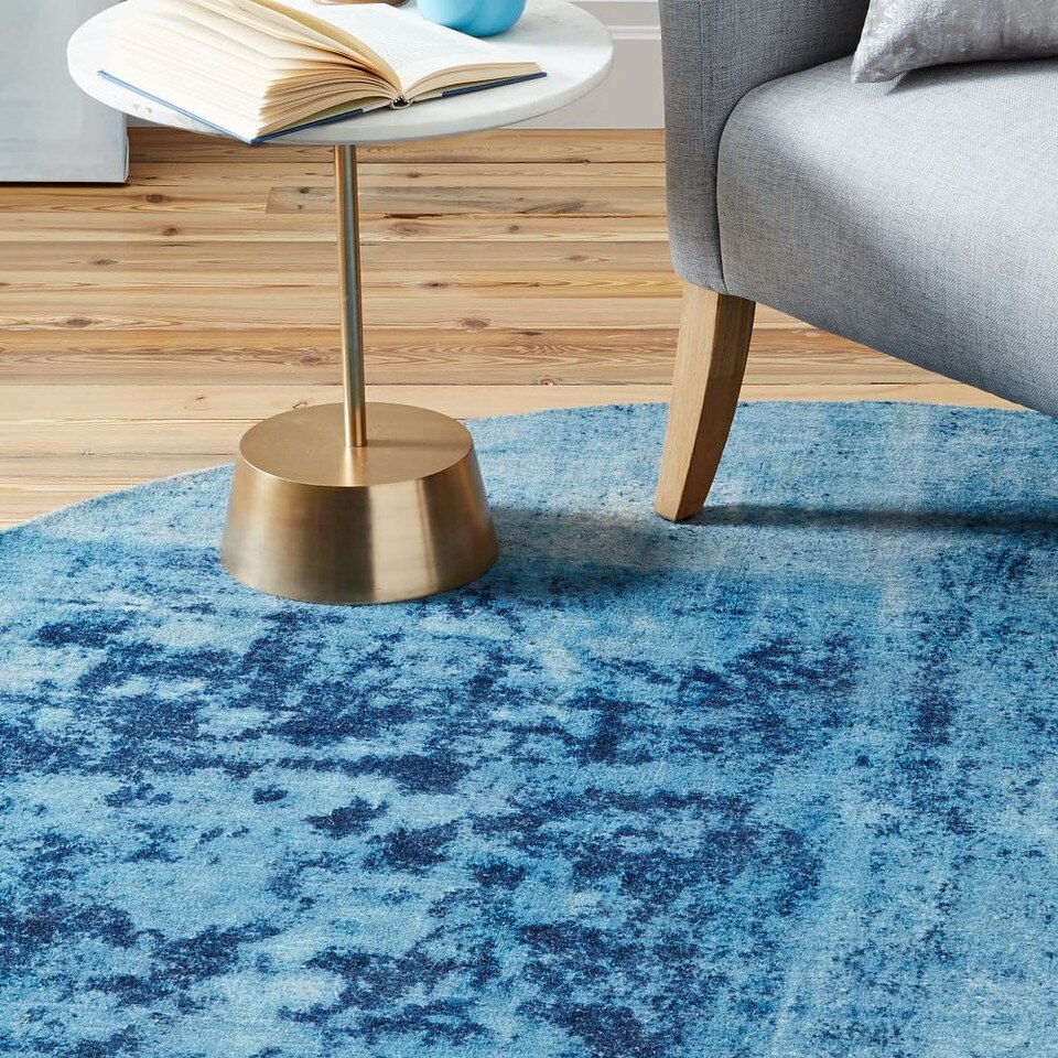 Distressed Rococo Wool Rug | West Elm UK