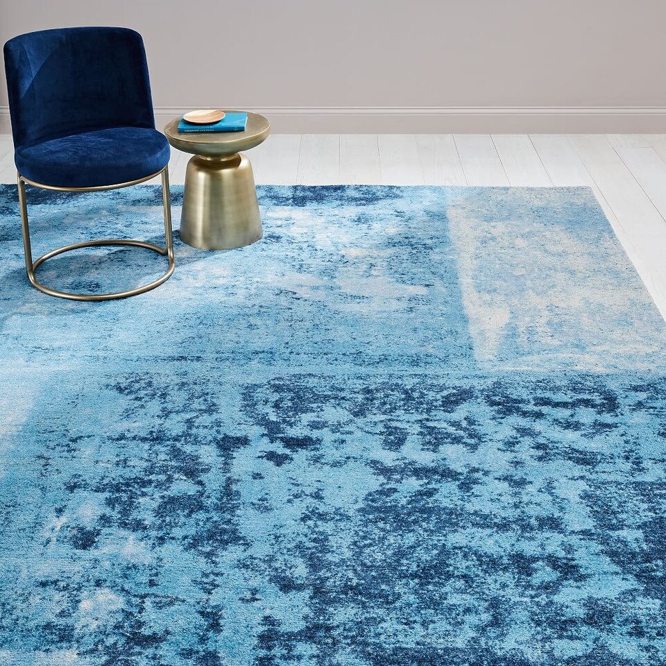Distressed Rococo Wool Rug | West Elm UK