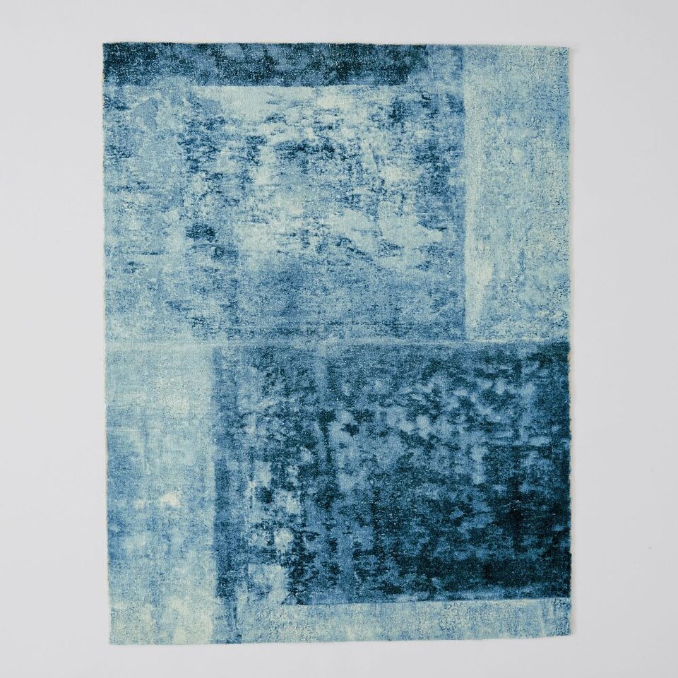 Distressed Rococo Wool Rug | West Elm UK