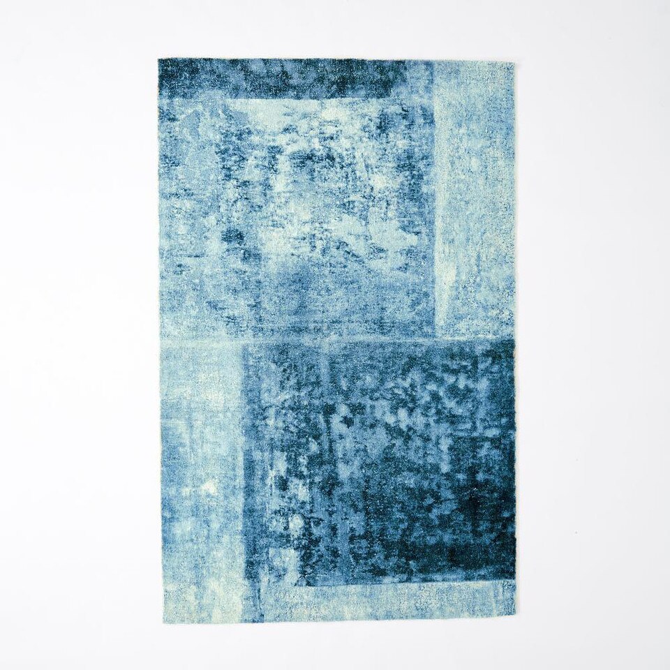 Distressed Rococo Wool Rug | west elm United Kingdom