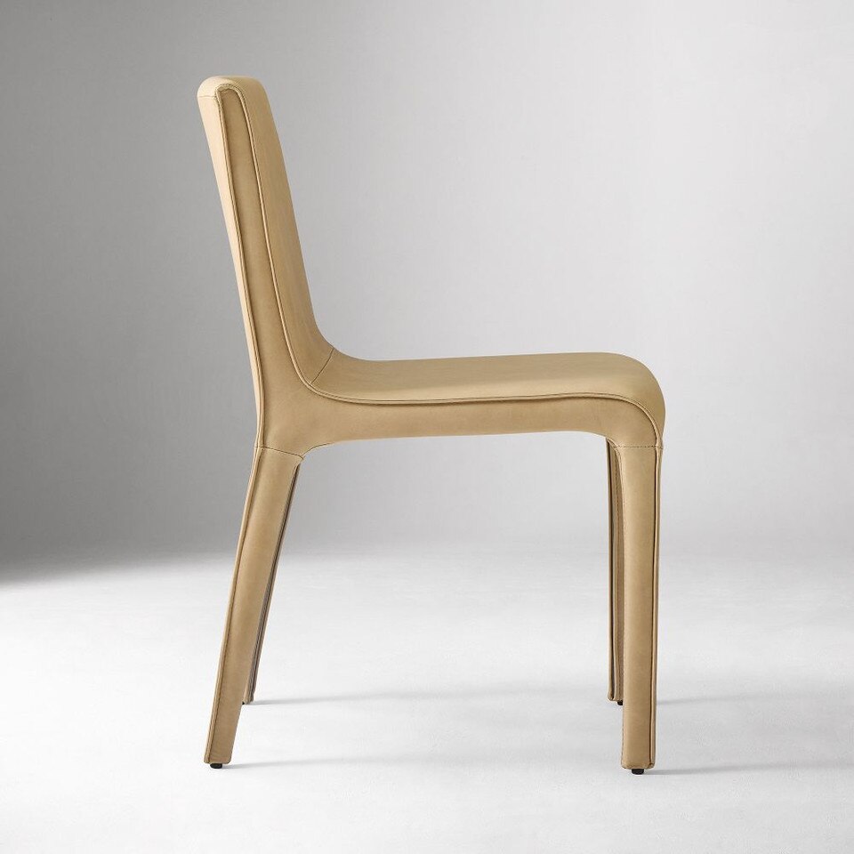 Dolores Leather Dining Chair | West Elm UK