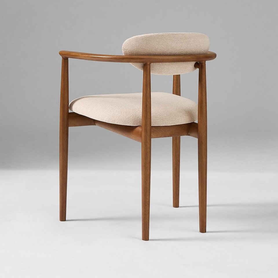 Edison Dining Arm Chair - Modern Scandi Design | West Elm UK