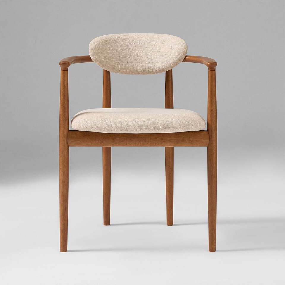 Edison Dining Arm Chair - Modern Scandi Design | West Elm UK