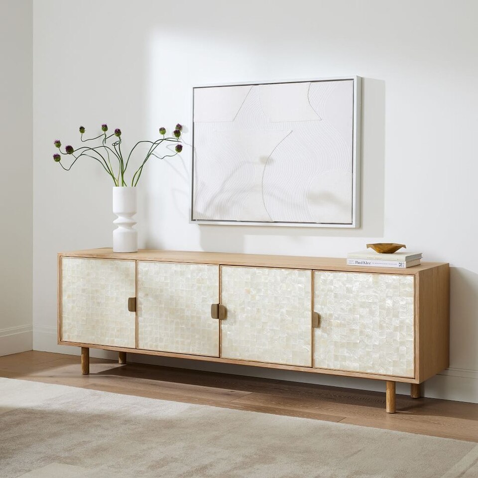 Ella Capiz Media Console | West Elm UK