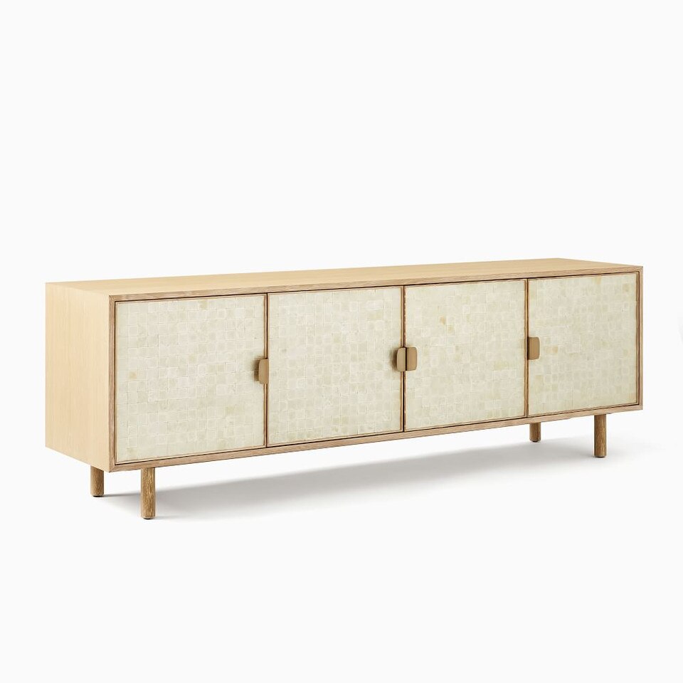 Ella Capiz Media Console | West Elm UK