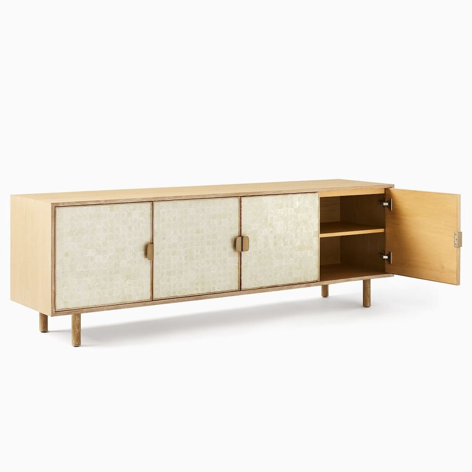 Ella Capiz Media Console | West Elm UK