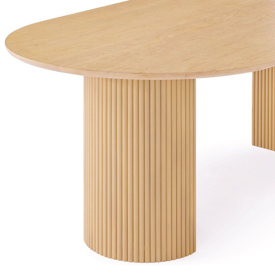 Ellington Oval Pedestal Dining Table (218 cm) - West Elm UK