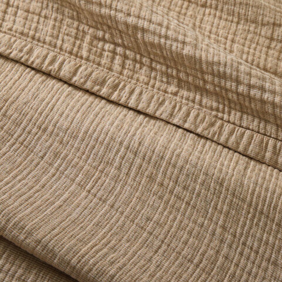 European Flax Linen Blanket | West Elm UK