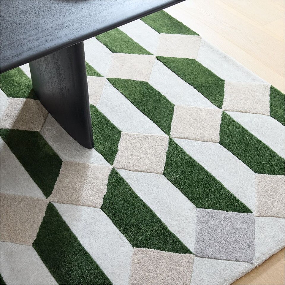 Faceted Tile Rug | West Elm UK