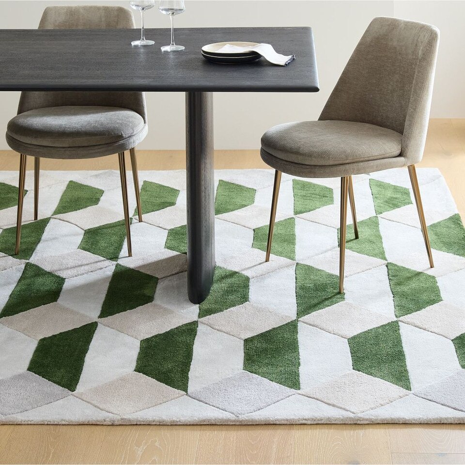 Faceted Tile Rug | West Elm UK