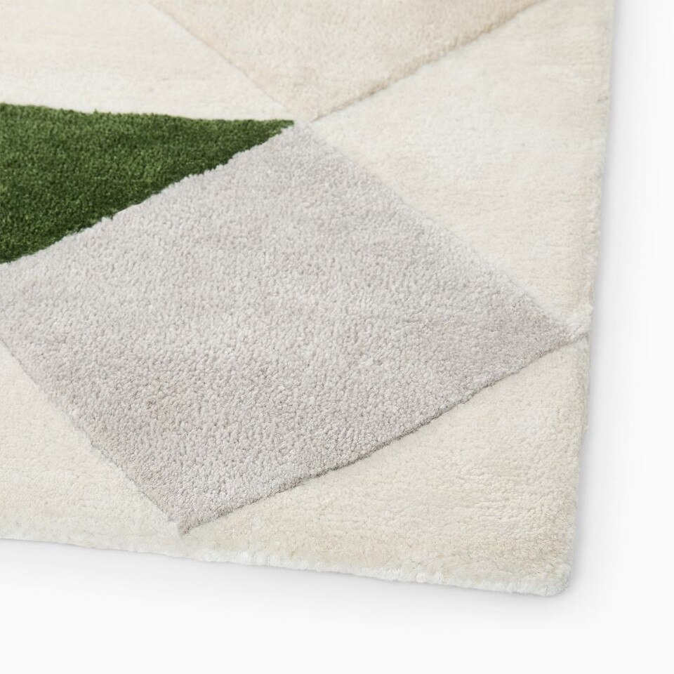 Faceted Tile Rug | West Elm UK